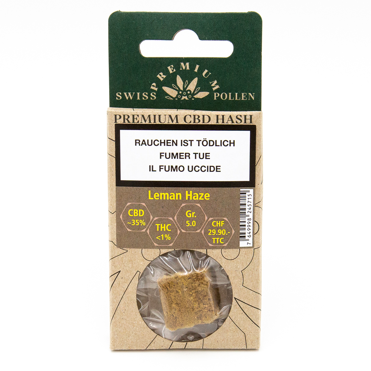 Swiss Premium Pollen Leman Haze | Hanfbob